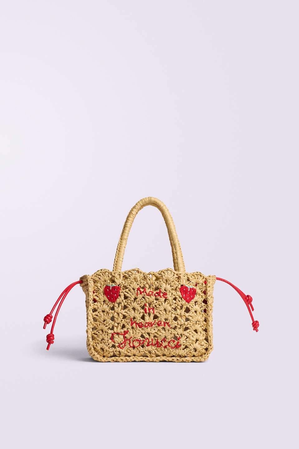 Fiorucci Official Online Store | Made in Heaven Raffia Mini Bag Multi ...