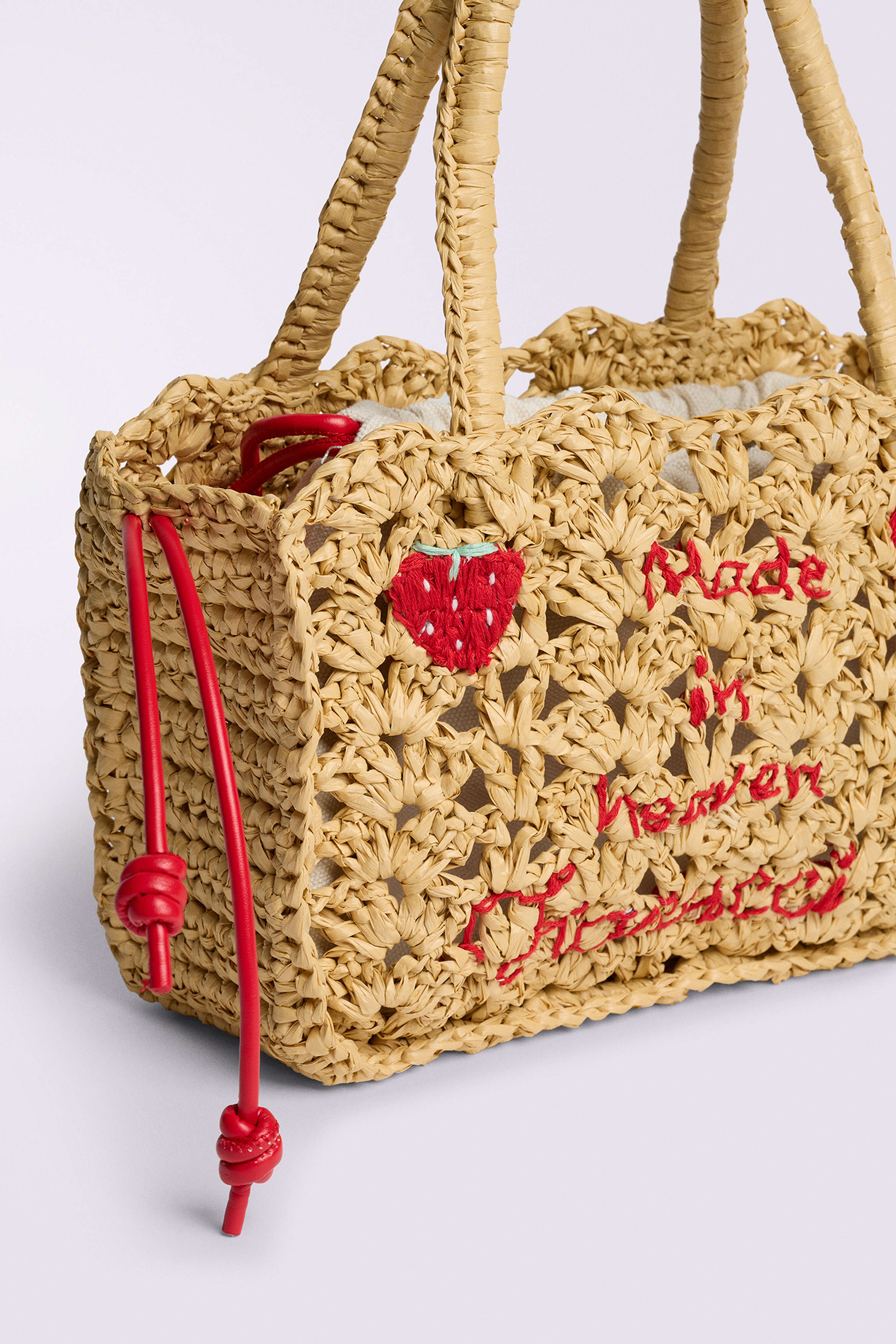 Fiorucci Official Online Store | Made in Heaven Raffia Mini Bag Multi ...